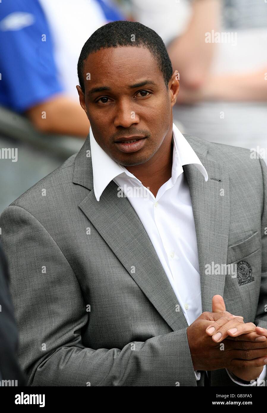 Blackburn Rovers manager Paul Ince, on the touchline prior to kick off ...