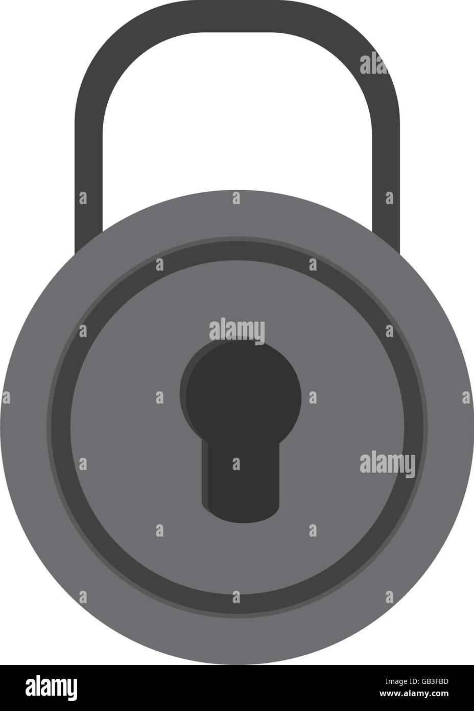 closed safety lock icon Stock Vector Image & Art - Alamy