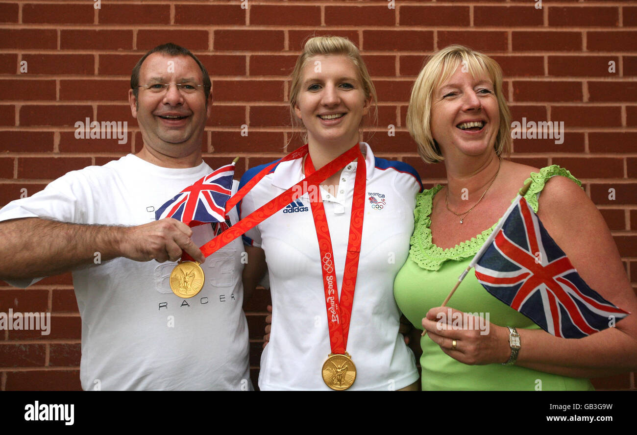 Olympics - Athletics Team GB Greeting Family and Friends - Crowne Plaza ...