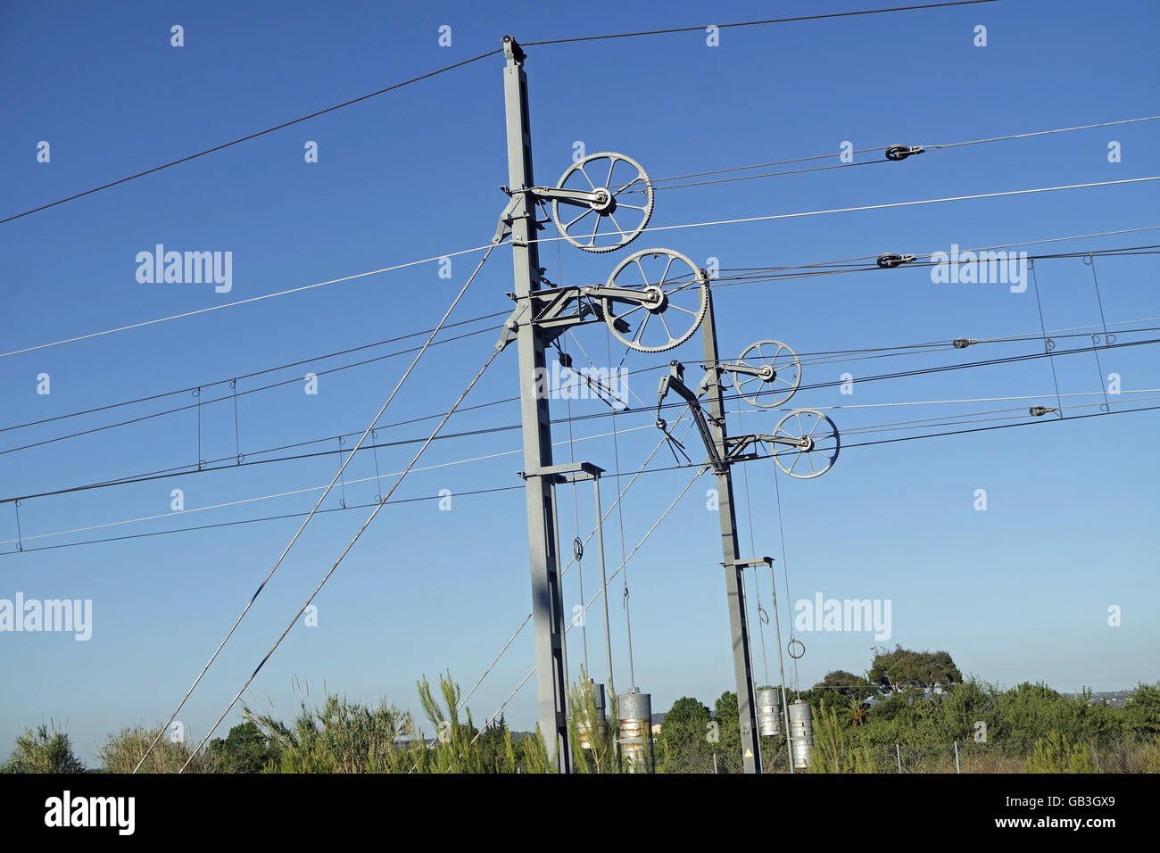 old railway tools from train in port de soller Stock Photo - Alamy