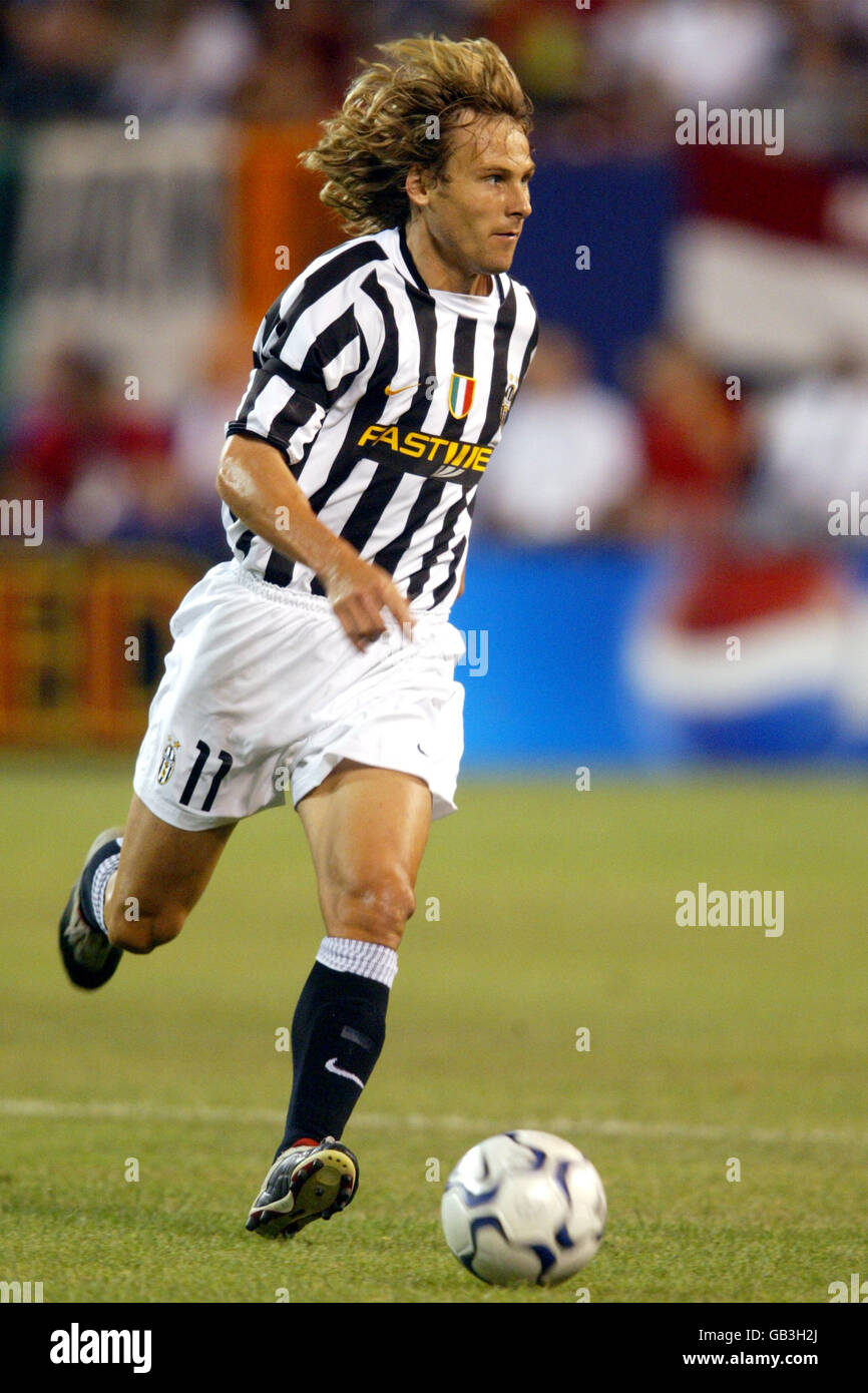 Soccer - Friendly - Manchester United v Juventus. Pavel Nedved ...
