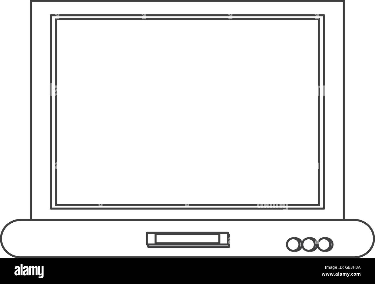 laptop frontview icon Stock Vector Image & Art - Alamy