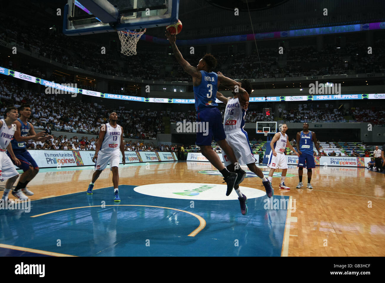 Pasay, Philippines. 05th July, 2016. Basketball teams from France and ...