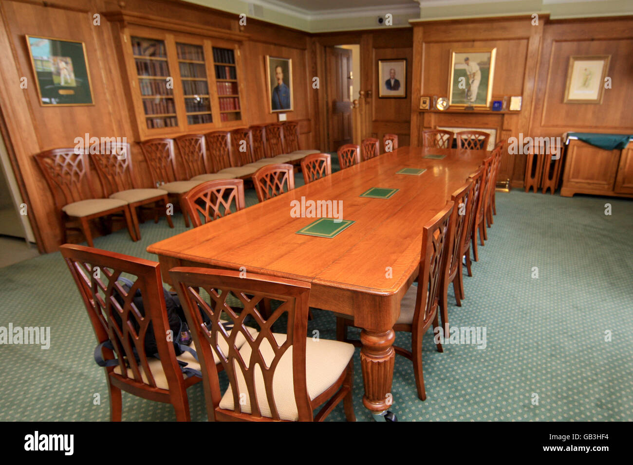 General view of the hospitality area at the Brit Oval Stock Photo - Alamy
