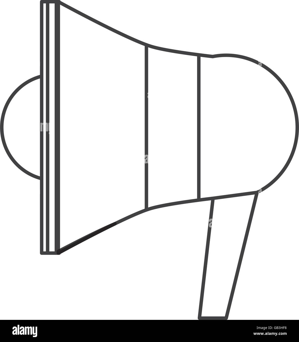 single megaphone icon Stock Vector Image & Art - Alamy