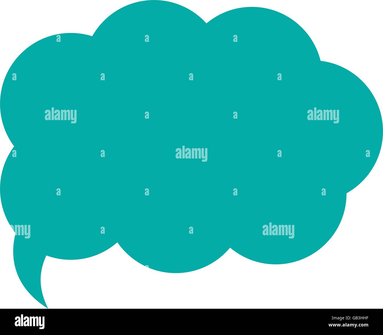 cloud conversation bubble icon Stock Vector Image & Art - Alamy