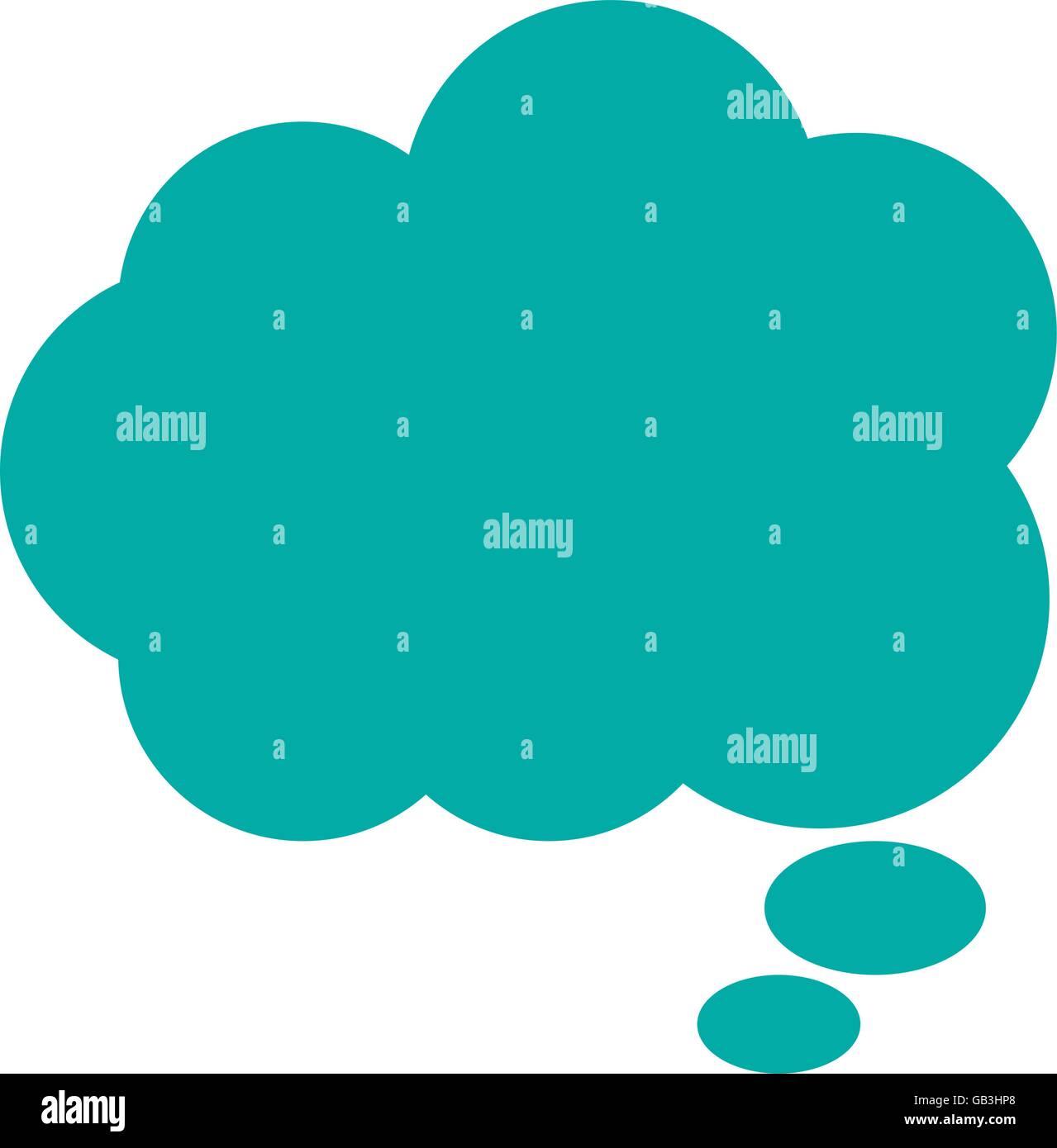 cloud conversation bubble icon Stock Vector Image & Art - Alamy