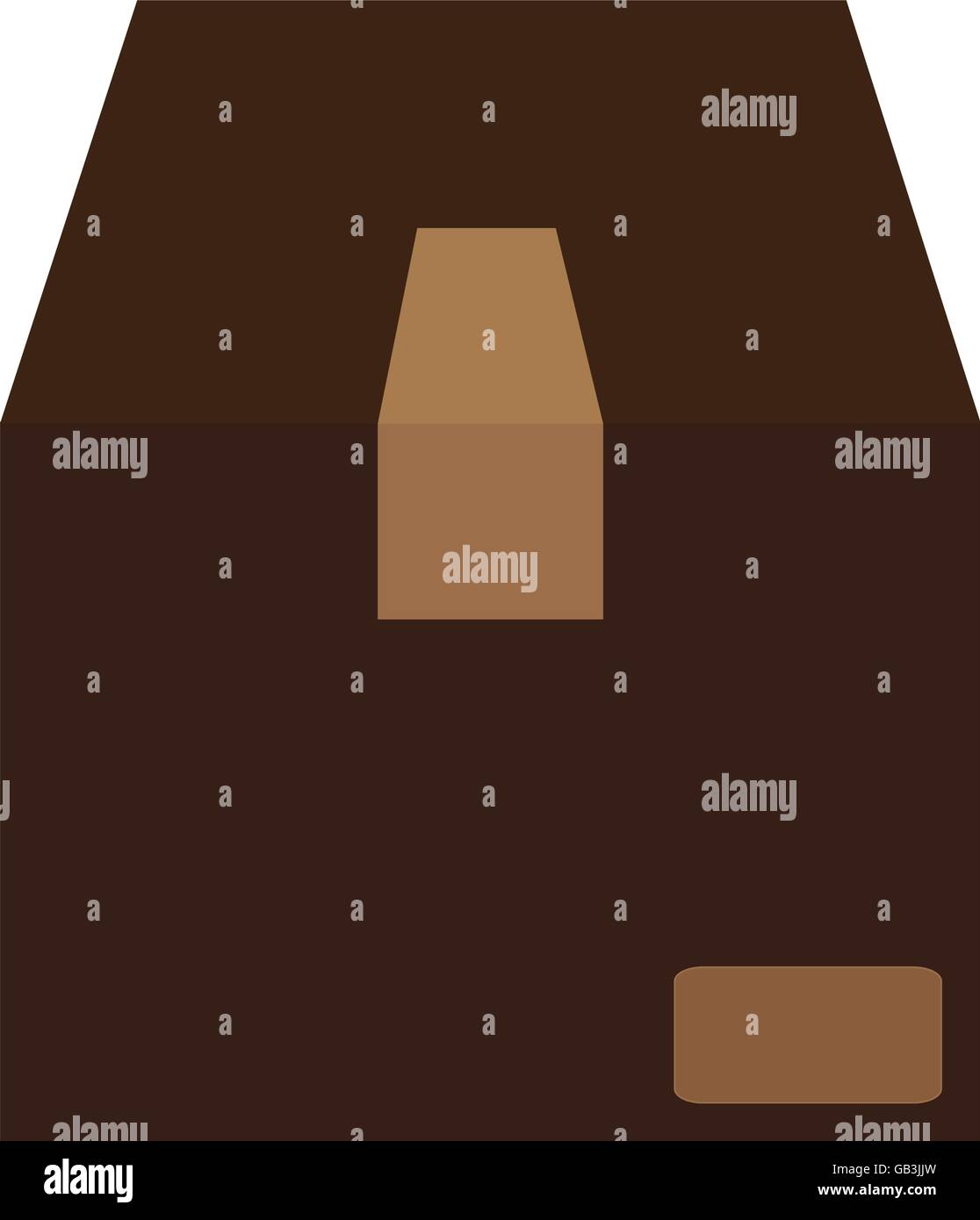 brown box icon Stock Vector Image & Art - Alamy