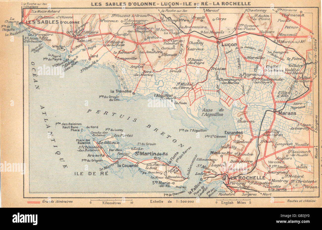 La rochelle map hi-res stock photography and images - Alamy