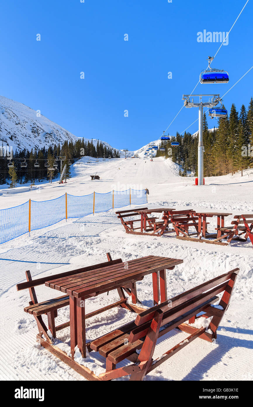 Restaurant in ski resort hi-res stock photography and images - Alamy
