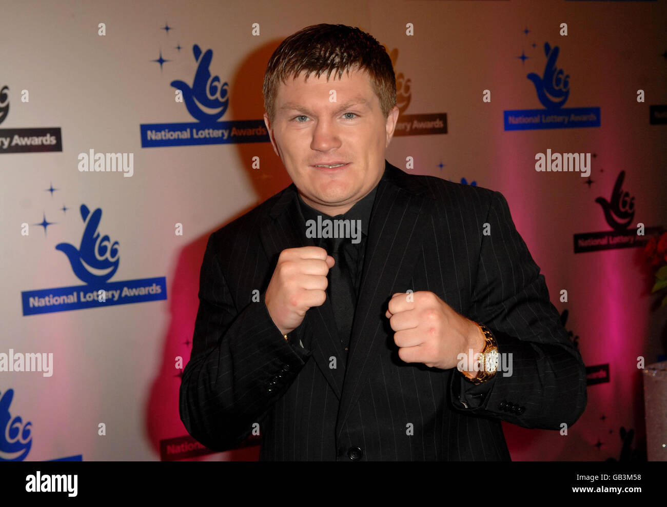 Boxer Ricky Hatton arrives for the National Lottery Awards at the ...
