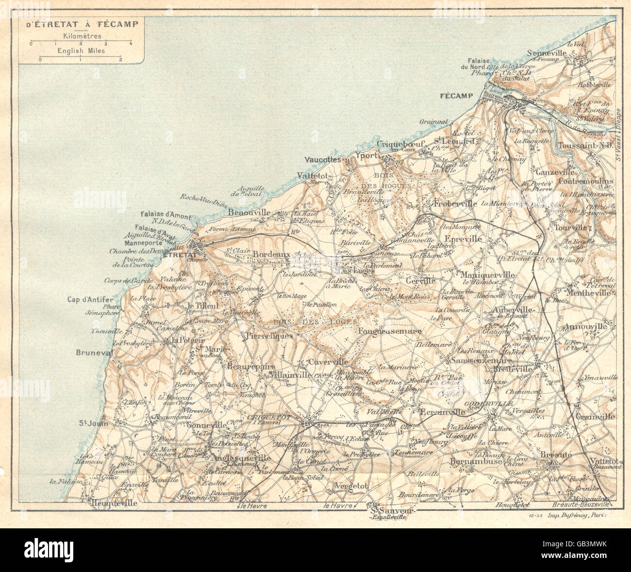 Seine maritime map hi-res stock photography and images - Alamy
