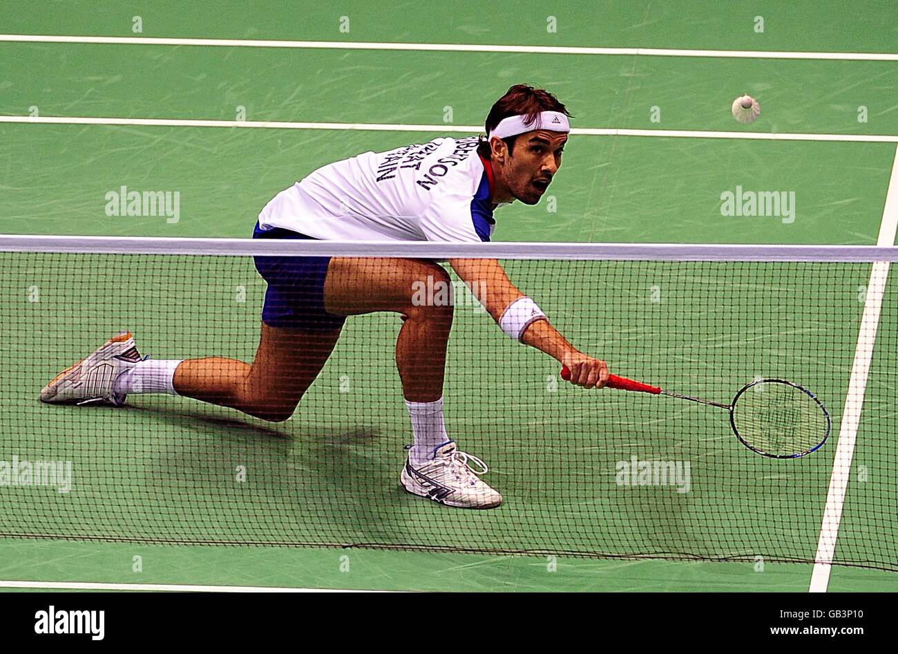 Badminton Players In Action