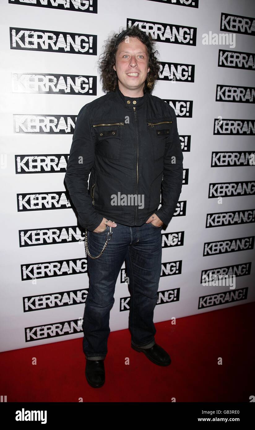 Kerrang Awards 2008 - London. Stuart Cable arrives for the Kerrang ...