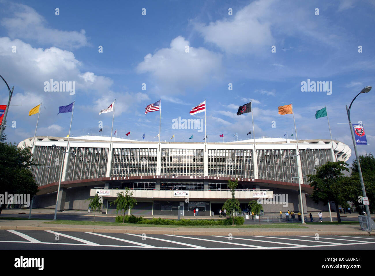A general view of the Robert F Kennedy Memorial Stadium (RFK) where DC ...