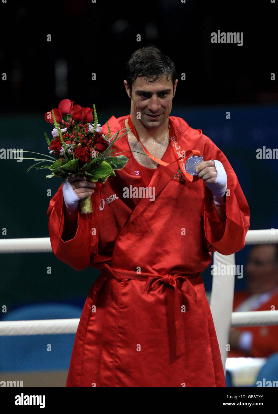 Beijing 2008 heavyweight boxing hi-res stock photography and images - Alamy