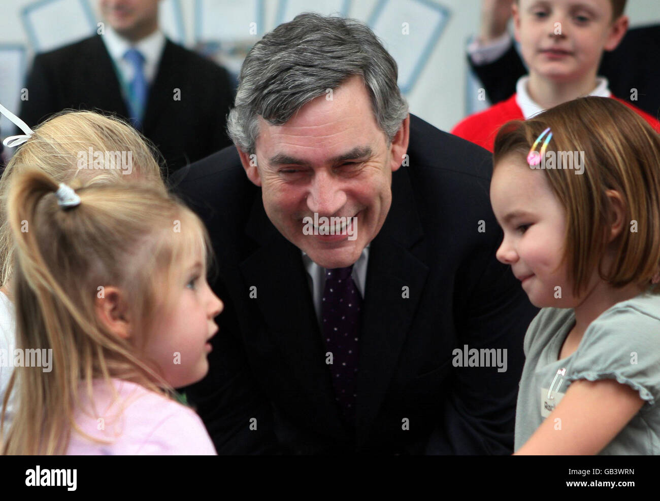 Gordon brown at newark primary school hi-res stock photography and ...