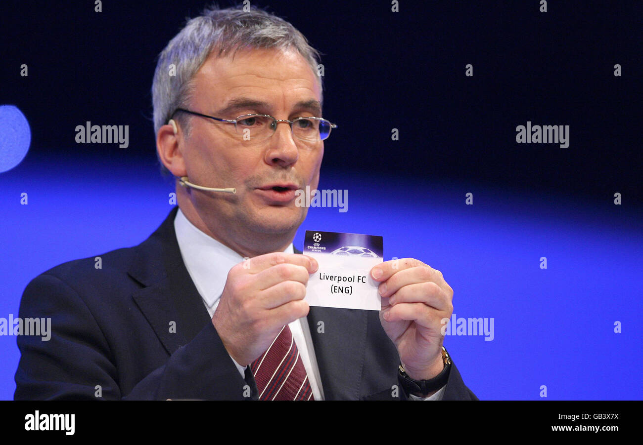 Champions League Draw Liverpool Fc High Resolution Stock Photography ...