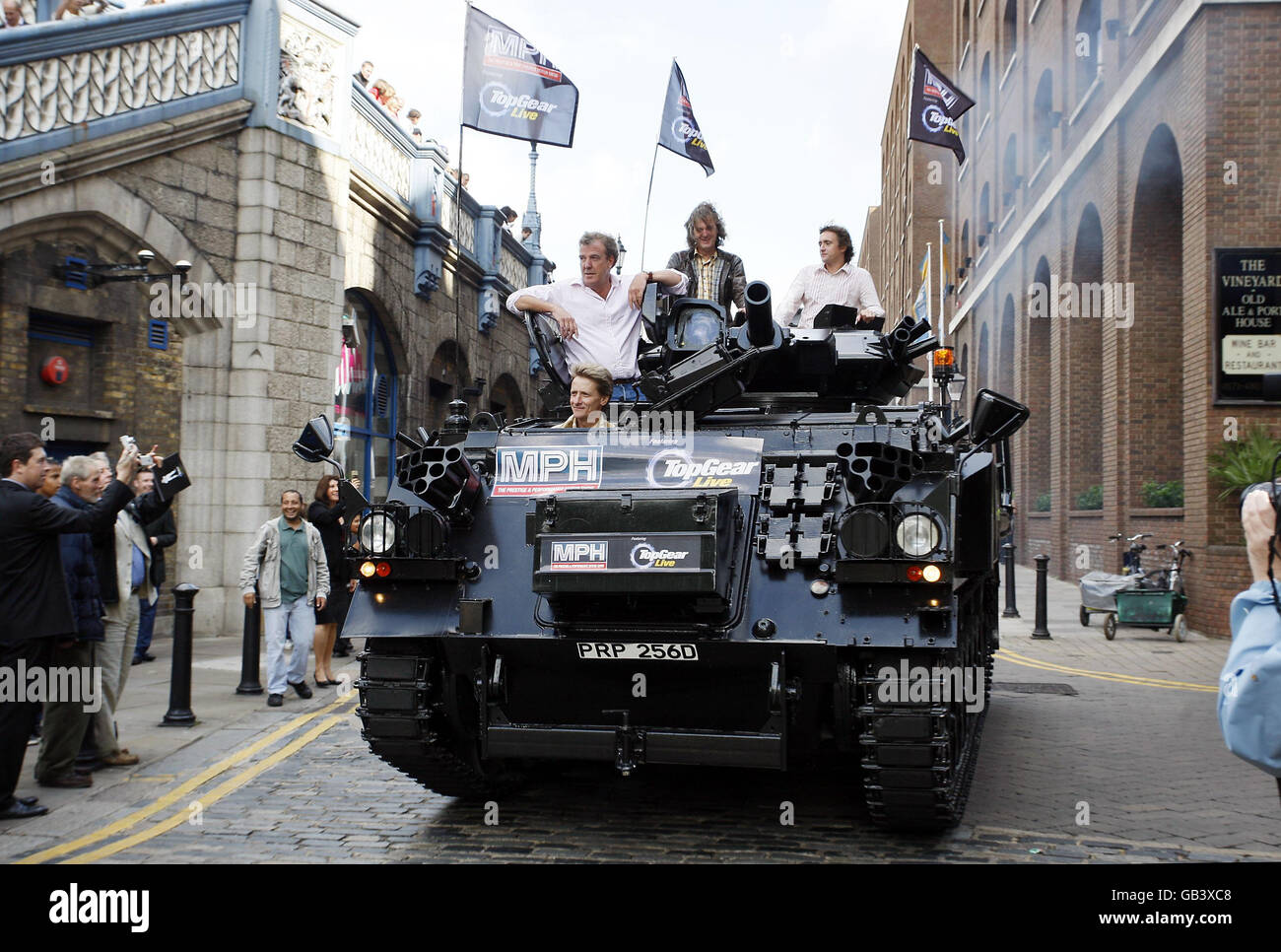 Top Gear presenters, (l-r) Jeremy Clarkson, James May and Richard ...