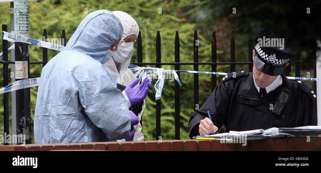 Teenage boy stabbed to death Stock Photo - Alamy