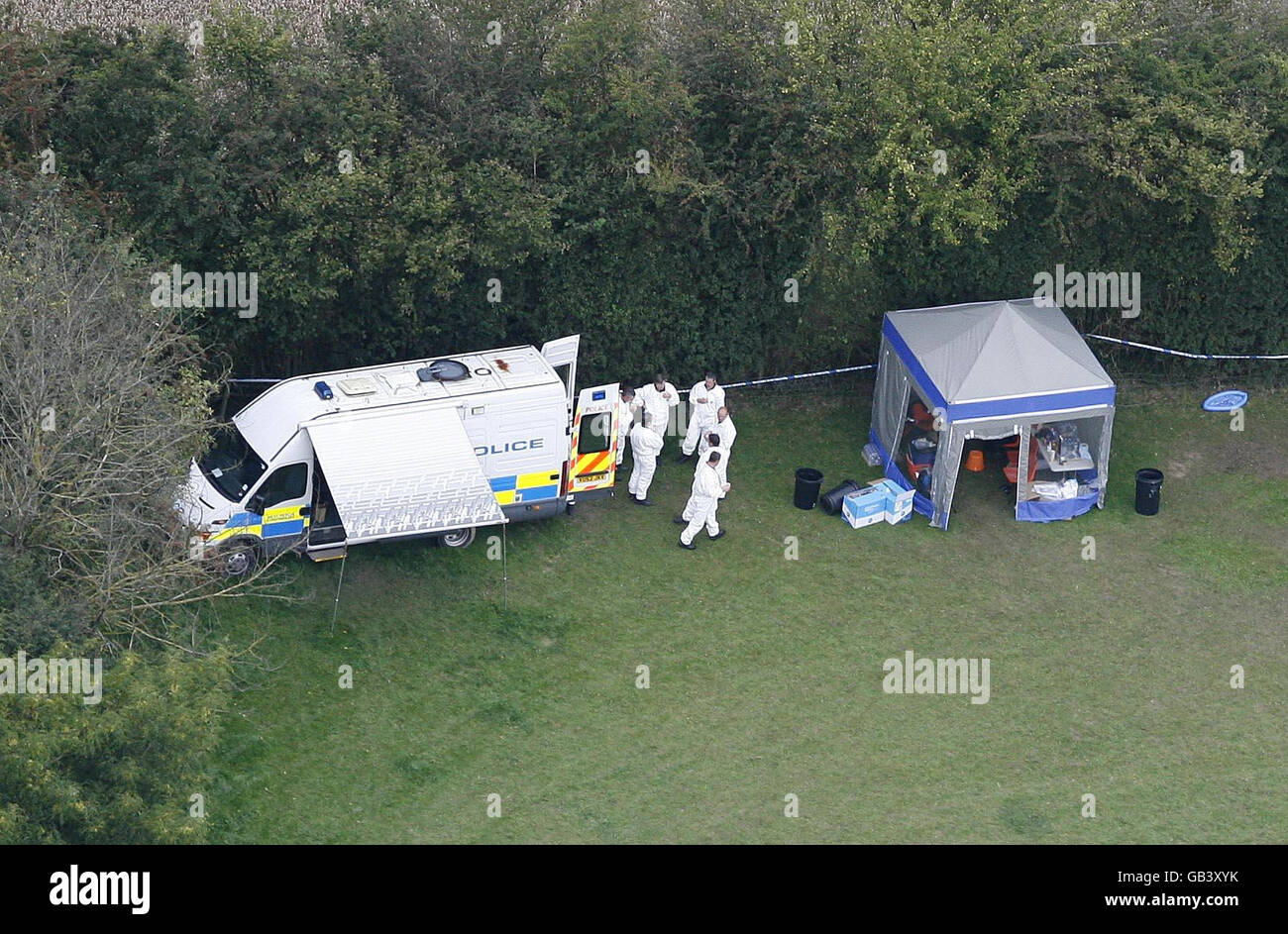 Aerial picture scene osbaston house in maesbrook hi-res stock ...