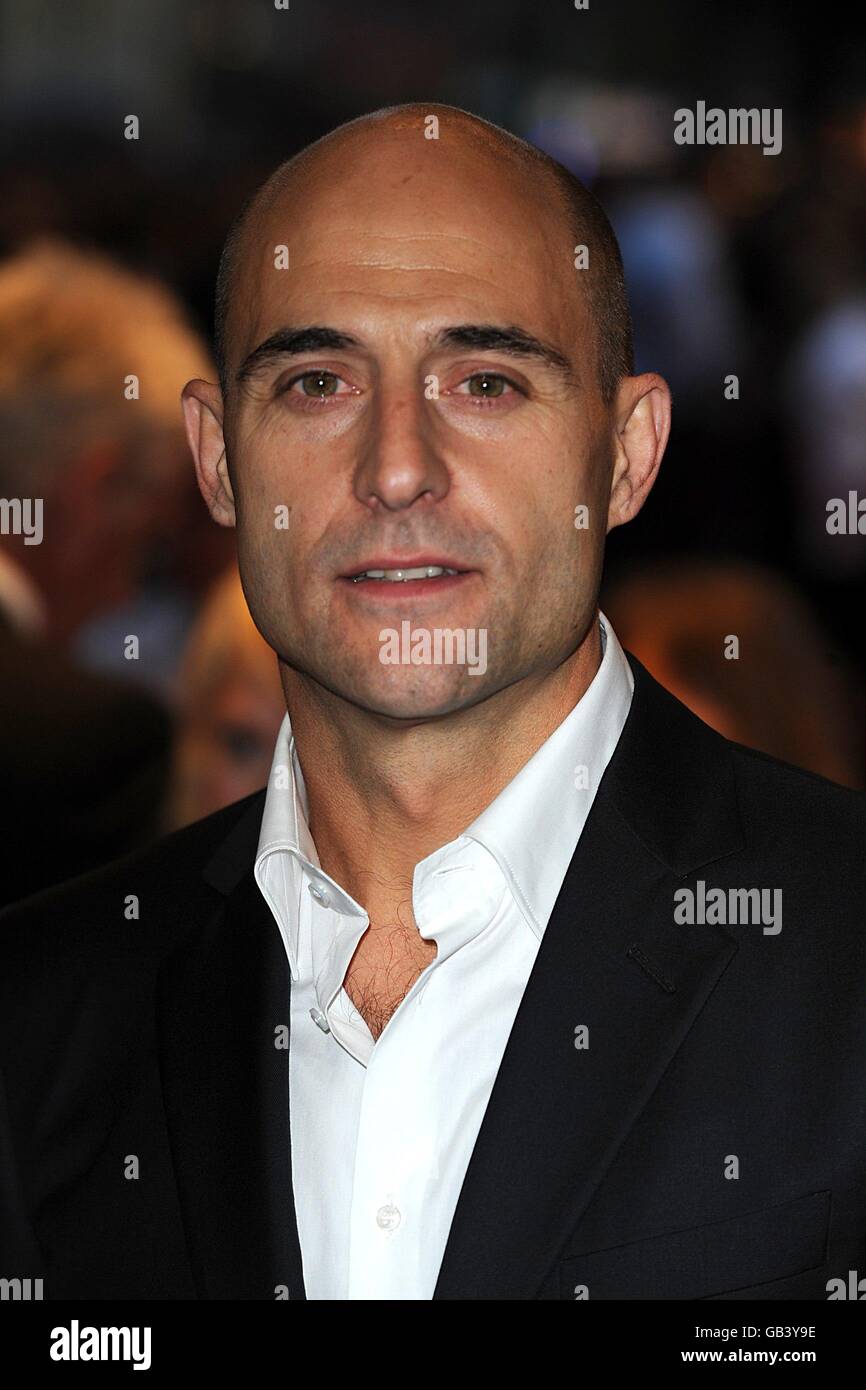 Mark Strong arrives for the UK Film Premiere of RocknRolla at the Odeon ...