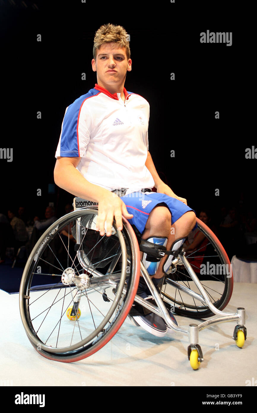 David phillipson models the team kit during the catwalk show hi-res ...