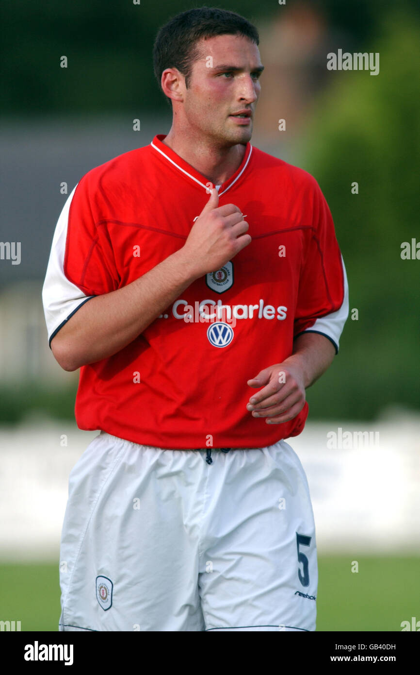 Soccer - Friendly - Congleton Town v Crewe Alexandra. Chris McCready ...