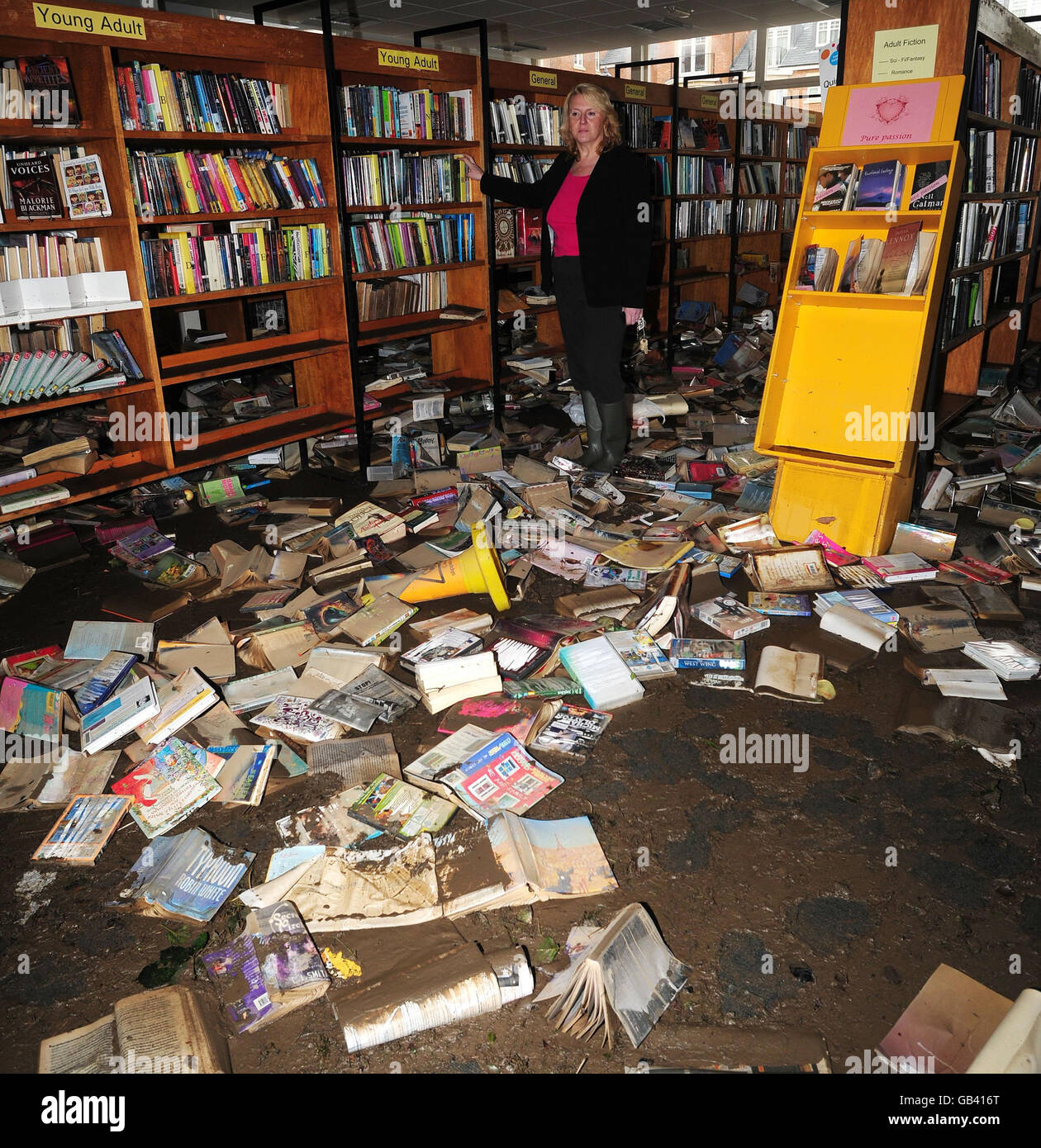 Damaged Library Book