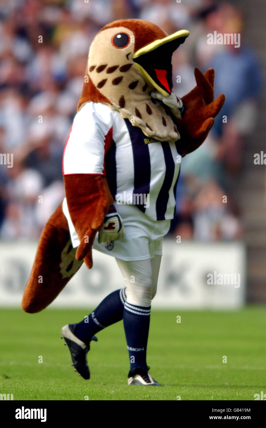 West bromwich albions mascot baggie bird hi-res stock photography and ...