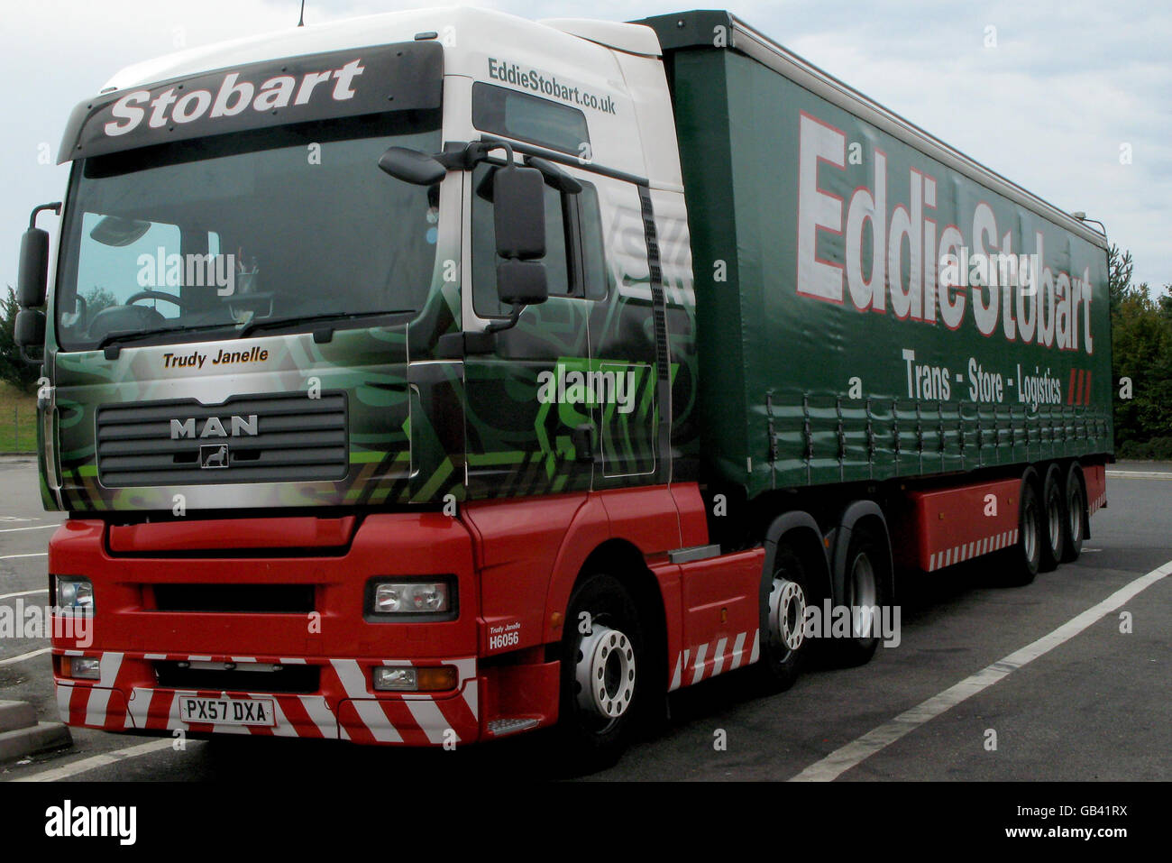 Eddie Stobart stock Stock Photo - Alamy