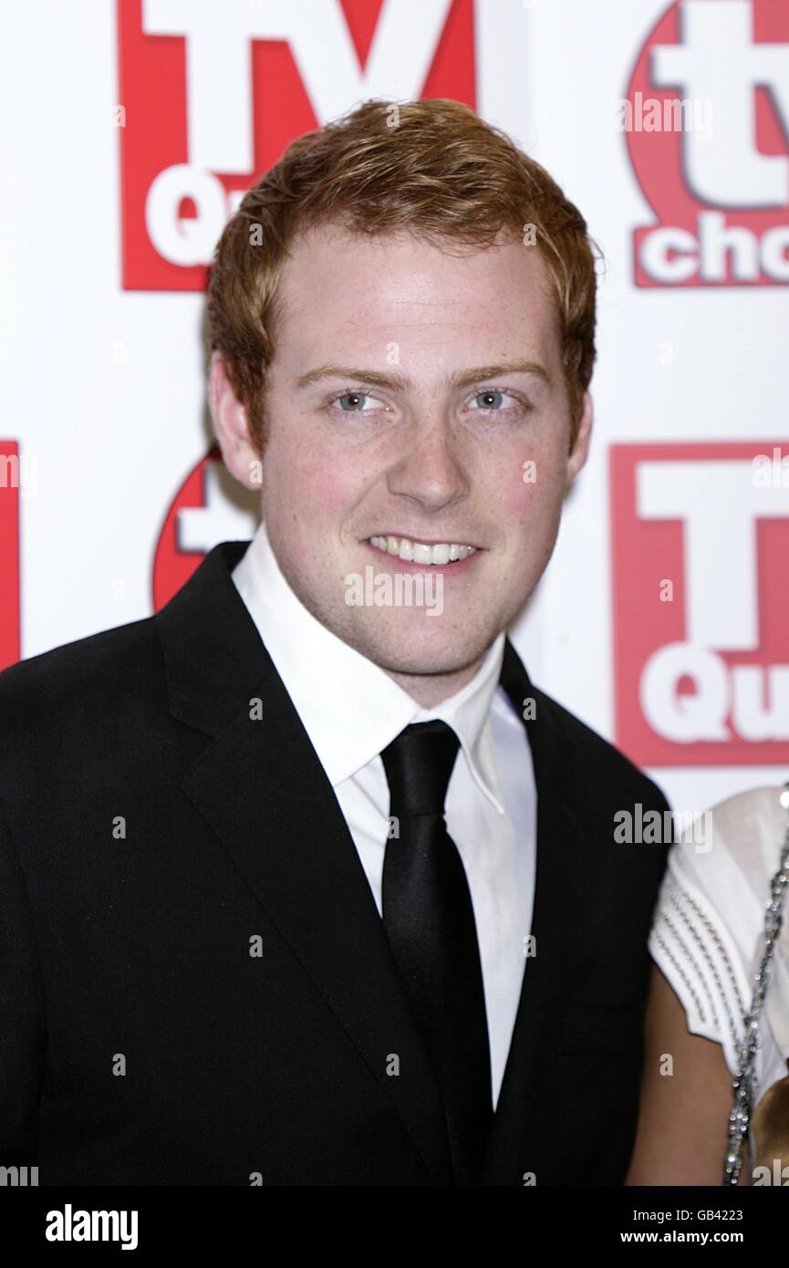 Charlie Clements arrives for the TV Quick and TV Choice awards 2008, at ...