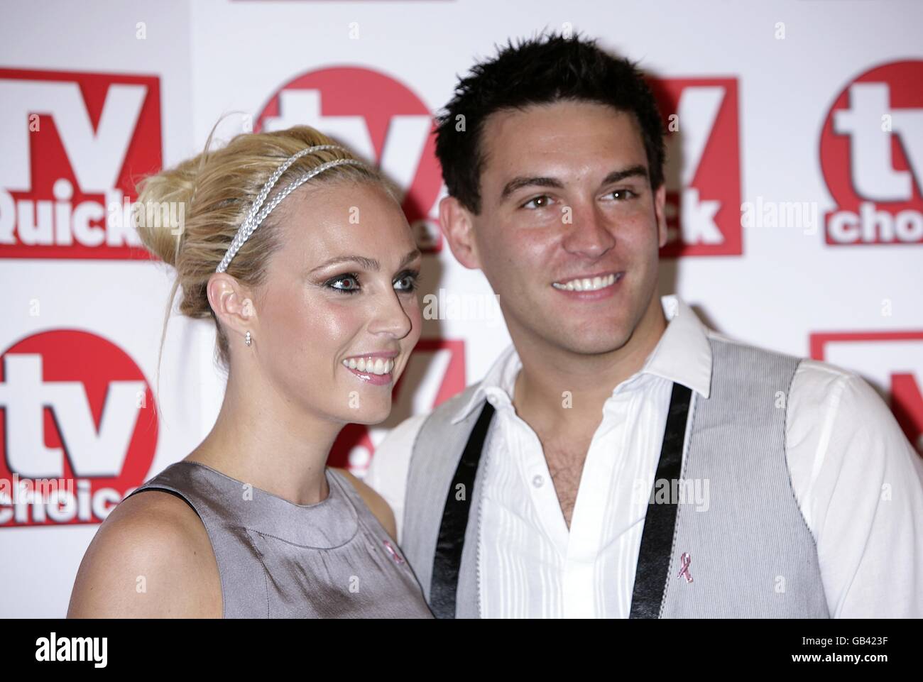 Camilla Dallerup and Kevin Sacre arrive for the TV Quick and TV Choice ...