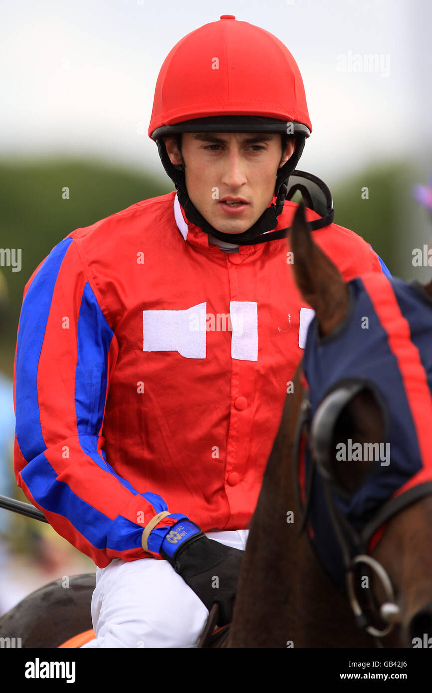 Horse Racing - Great Leighs. Jockey Chris Catlin Stock Photo - Alamy