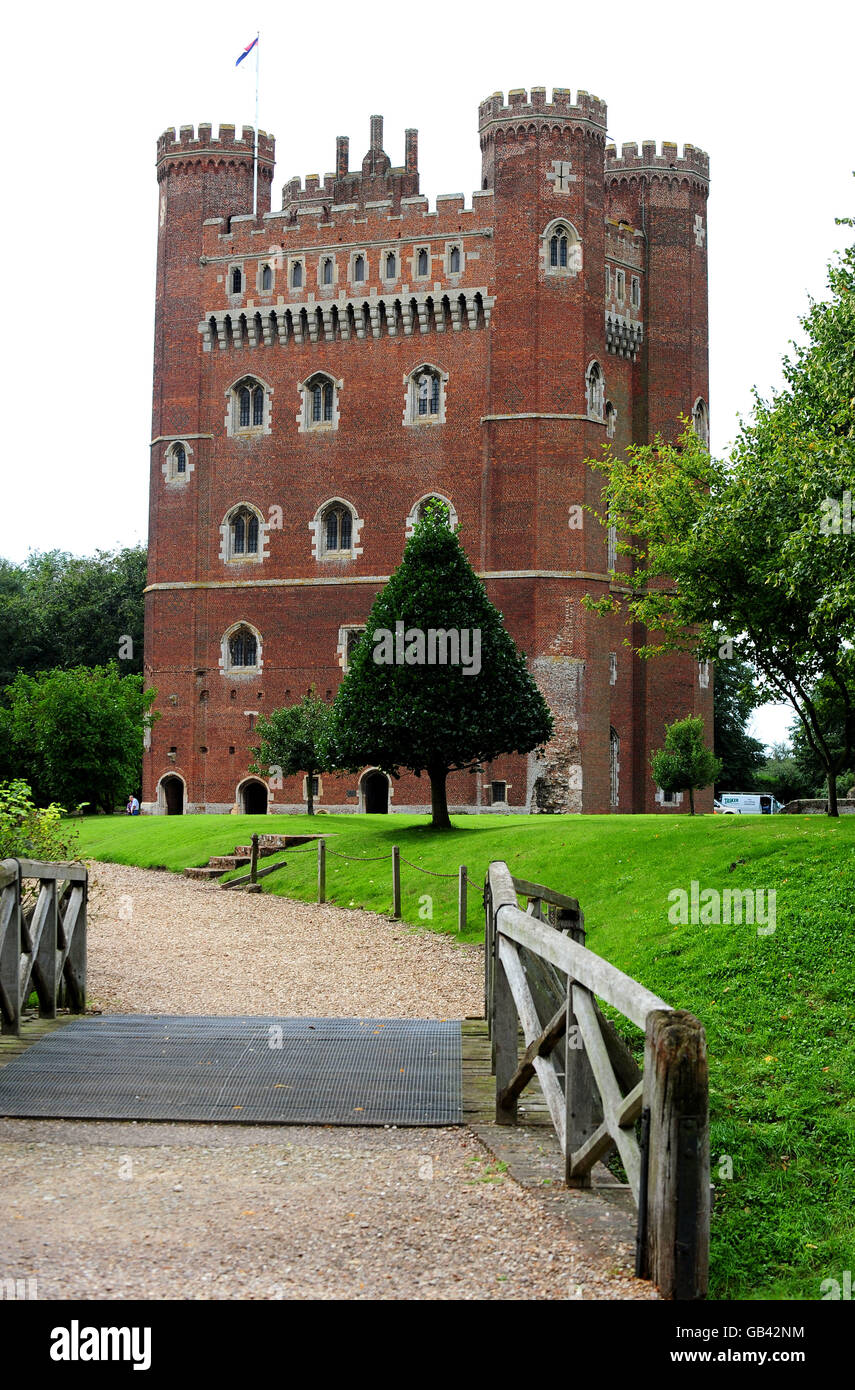 Lincolnshire Stock. General view of Tattershall castle, Lincolnshire ...