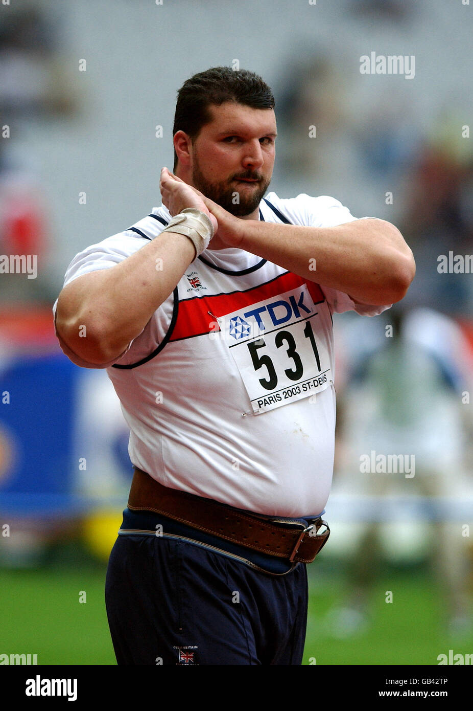Shot put technique hi-res stock photography and images - Alamy