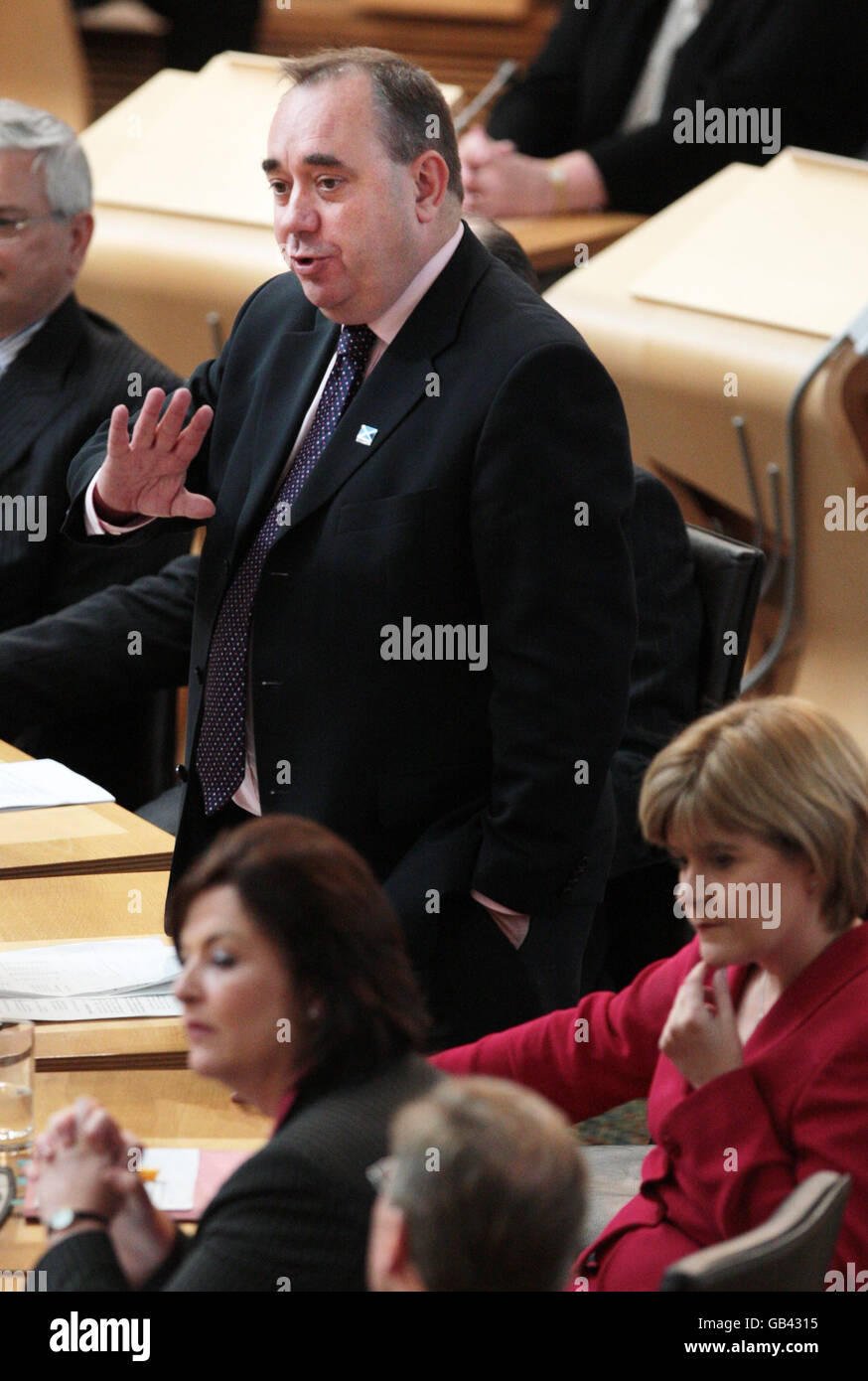 First Minister's Question Time Stock Photo - Alamy