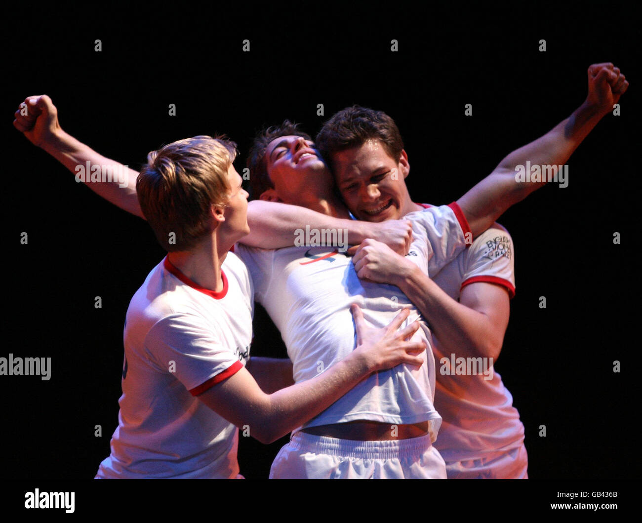 A press preview performance of The Beautiful Game - A Football Ballet ...