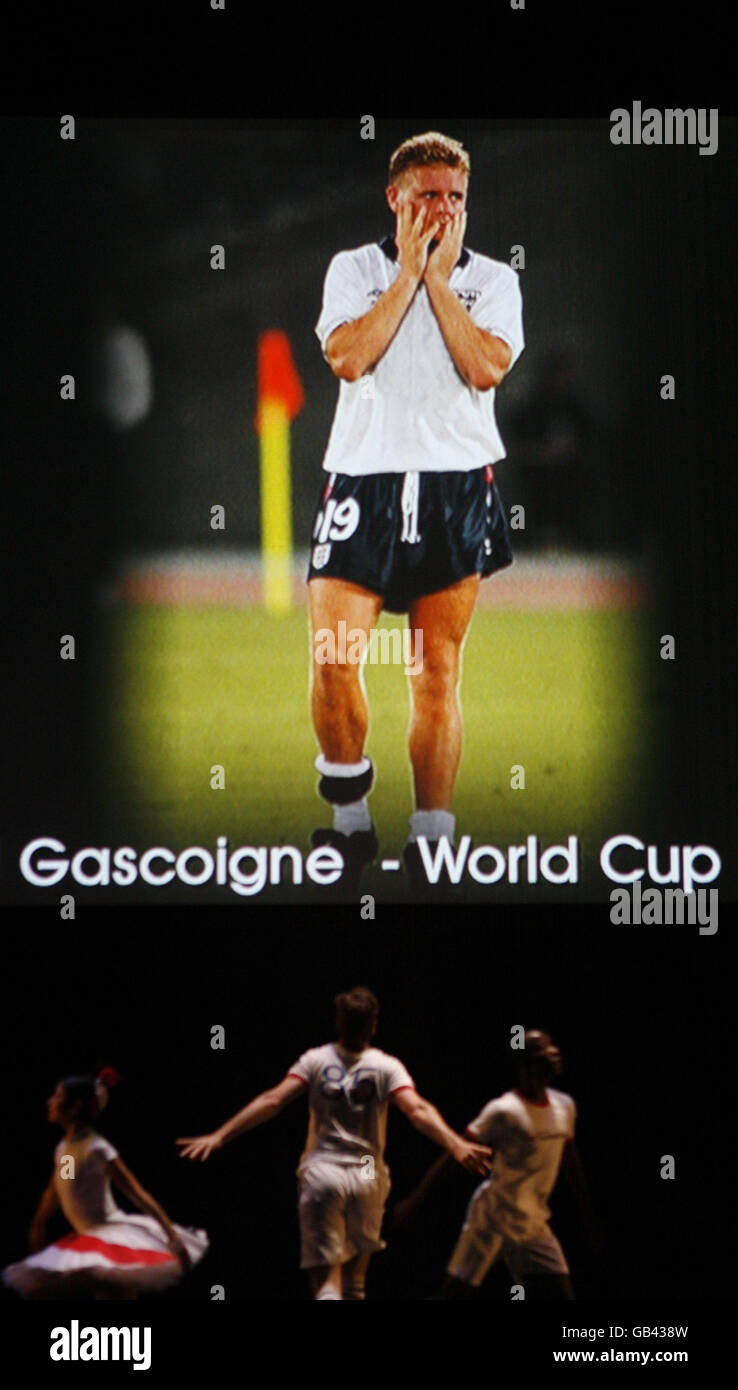 A press preview performance of The Beautiful Game - A Football Ballet ...