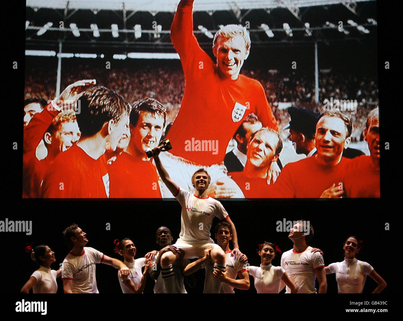The Beautiful Game - A Football Ballet Stock Photo - Alamy