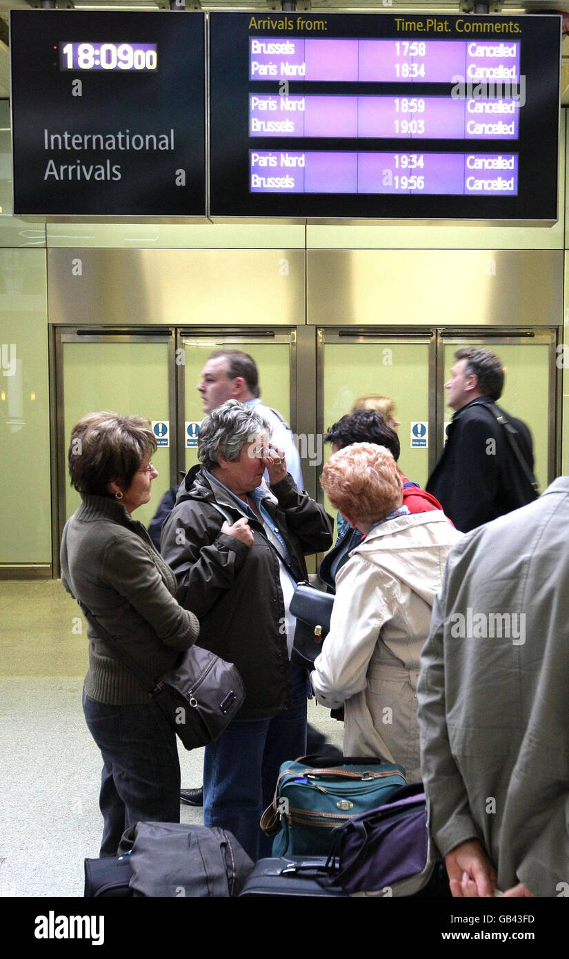 Channel Tunnel Fire Stock Photo - Alamy