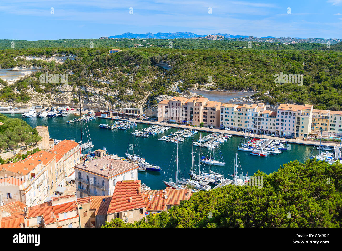 Bonifacio port corsica island jun hi-res stock photography and images ...