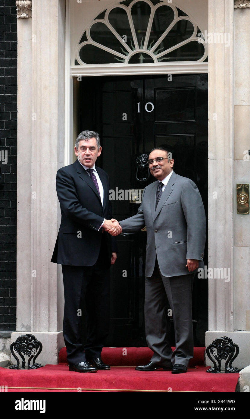 Pakistan President Asif Ali Zardari visits UK Stock Photo - Alamy
