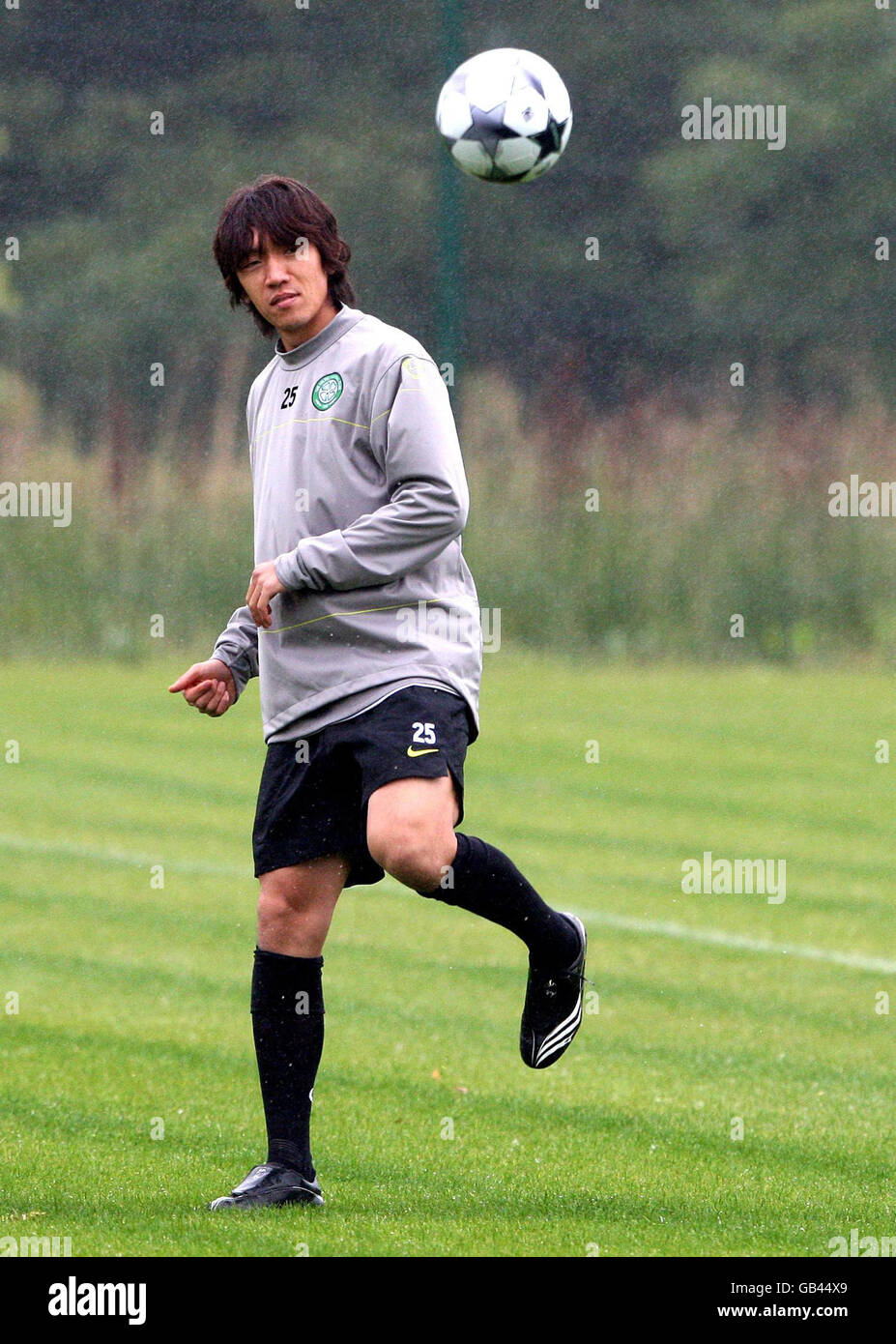 Soccer - Celtic Training Sesson - Lennoxtown Stock Photo - Alamy