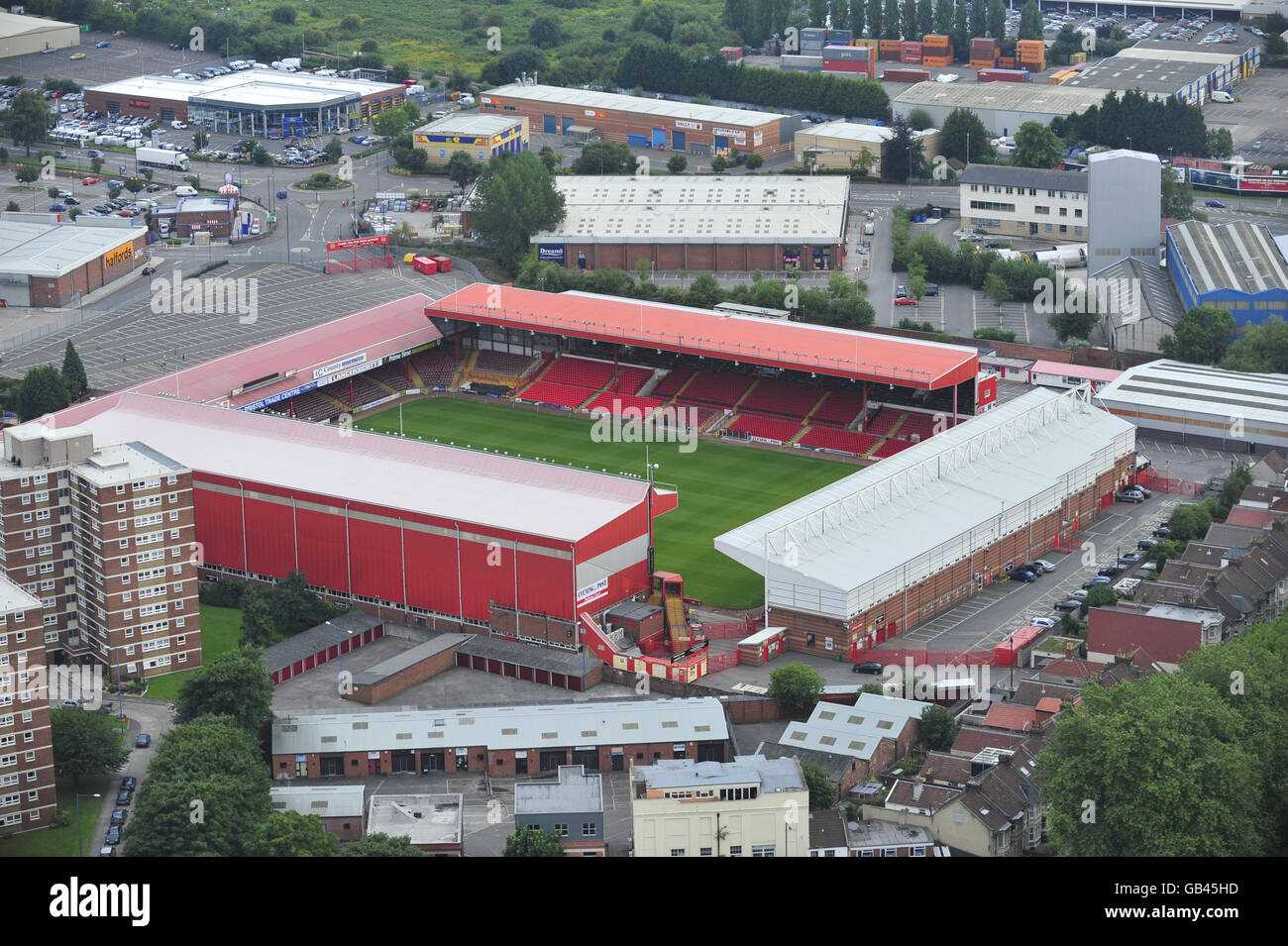 Bristol aerial stadium hi-res stock photography and images - Alamy