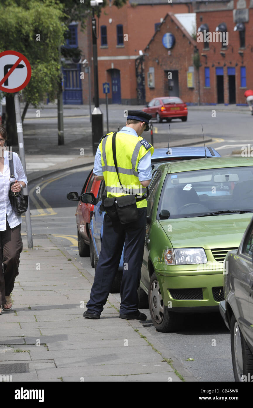 A traffic warden at work in cheltenham hi-res stock photography and ...