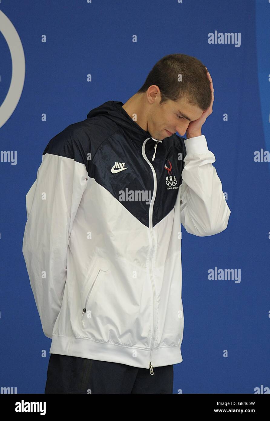 Michael phelps 2008 100m hi-res stock photography and images - Alamy