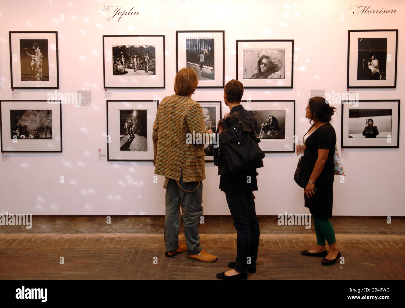 Guests pictured during the private view of the Forever 27 exhibition at ...