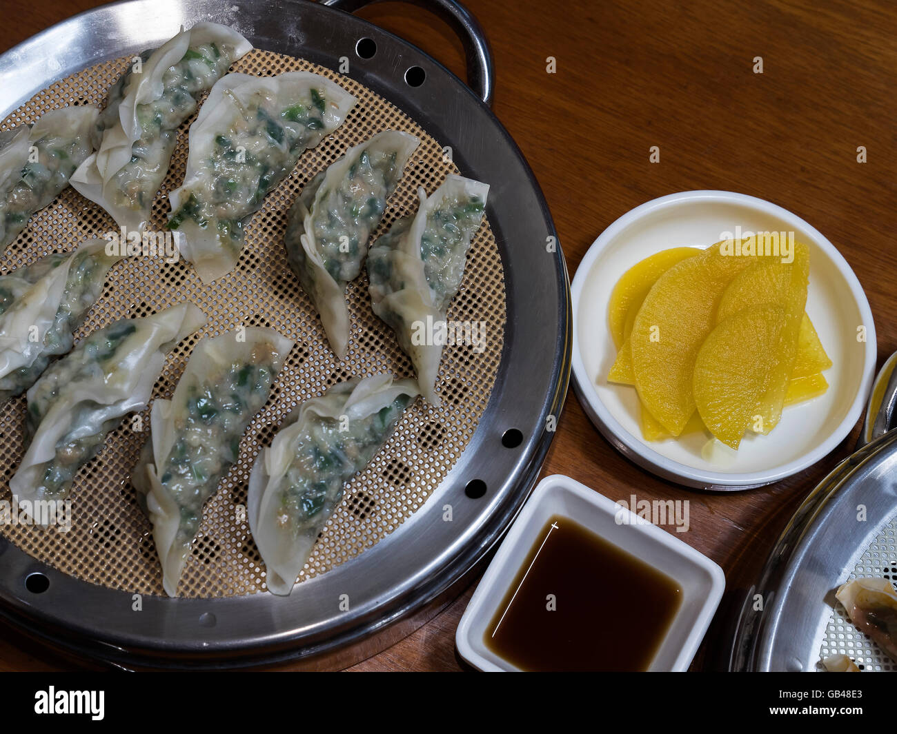 Mandu-steamed dumplings in Andong, province Gyeongsangbuk-do, South ...