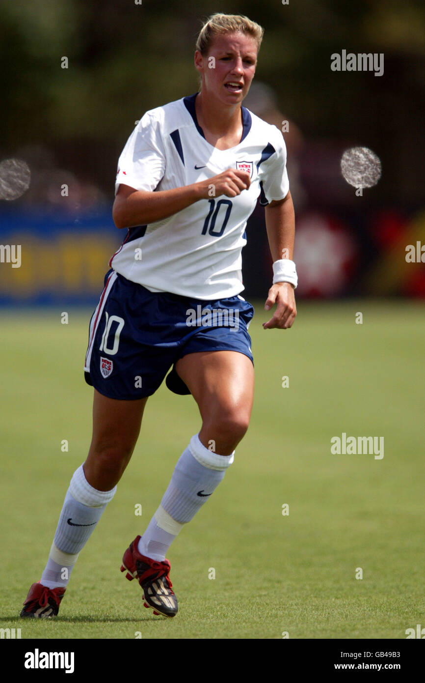 Soccer - Womens International Friendly - USA v Brazil. Aly Wagner, USA ...